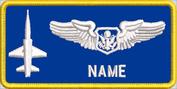 Nasa Wing Name Tag
