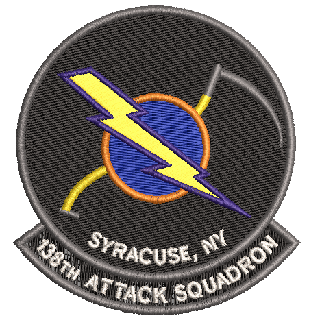 138th Attack Squadron Patch (NYANG)