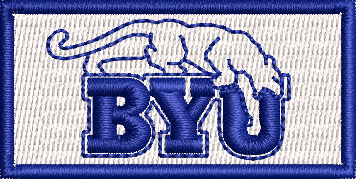 Byu Classic Logo BYU Cougars 46" Heritage Logo Oval Sign Sports
