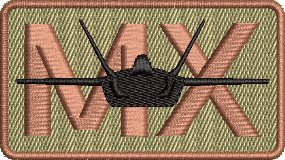 MX - Duty Identifier Patch with F-22