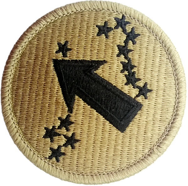 Western Command Ocp Patch With Fastener